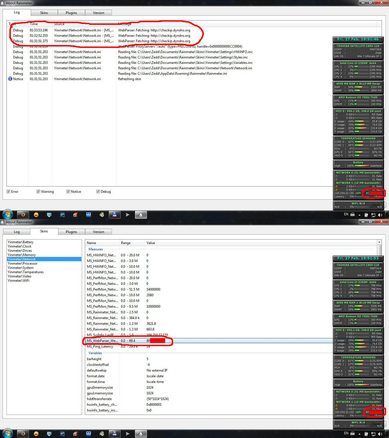 How to reset a WebParser measure return value? - Rainmeter Forums