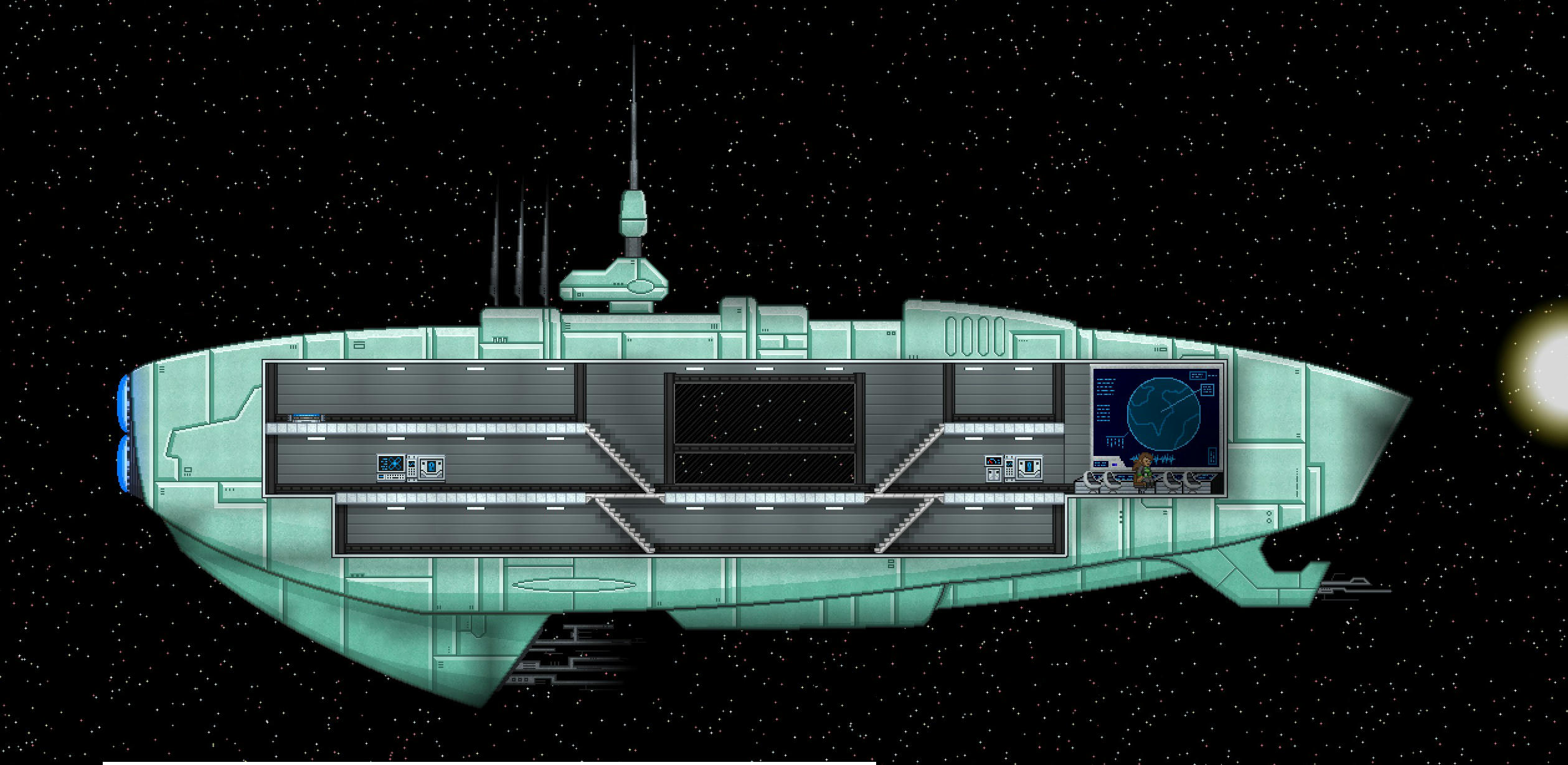Outdated - Heavy Factory Ship, Dark Nebula Empire - From the Space Battleship Yamato Universe ...
