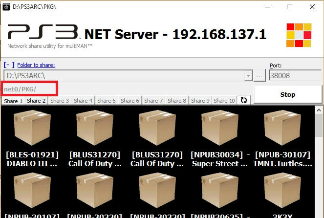 GUIDE: How to Install A PKG File from your PC using PS3 NET Server (ps3netsrv) | PSX-Place