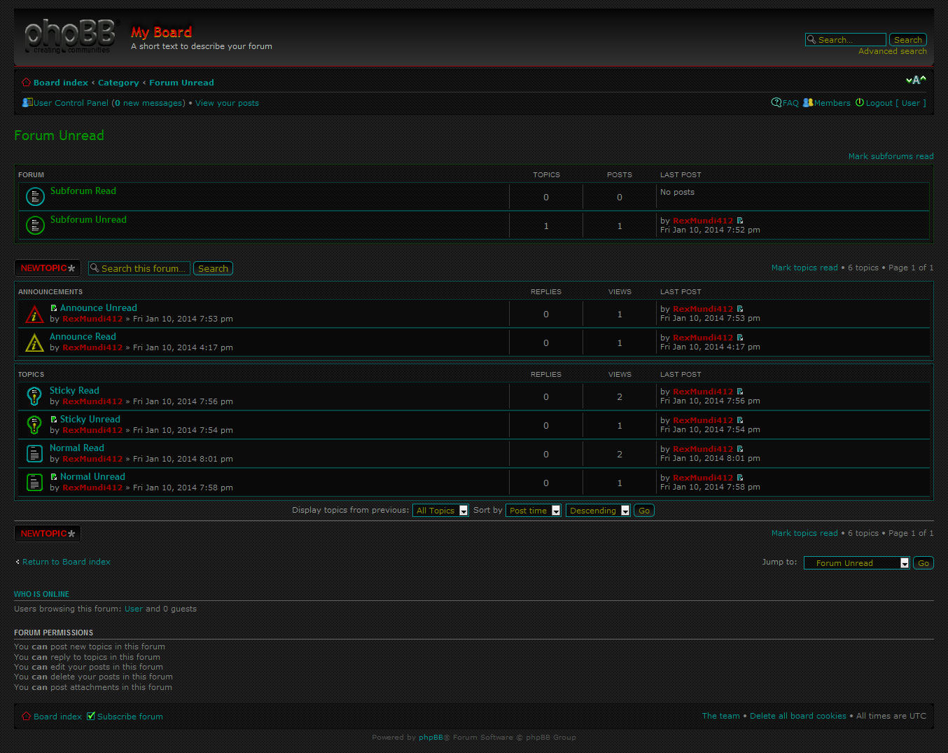 phpBB • [Release] Vex (phpBB 3.0.12)