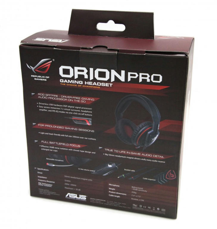 Asus Orion Pro Gaming Headset is here! | HardwareZone Forums