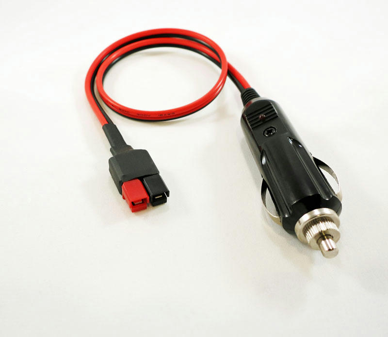 12V male car cigarette plug adapter fits ANDERSON POWERPOLE Sermos ...