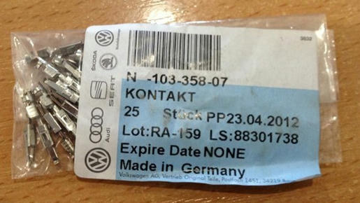 Electrical connector part numbers | VW Vortex - Volkswagen Forum