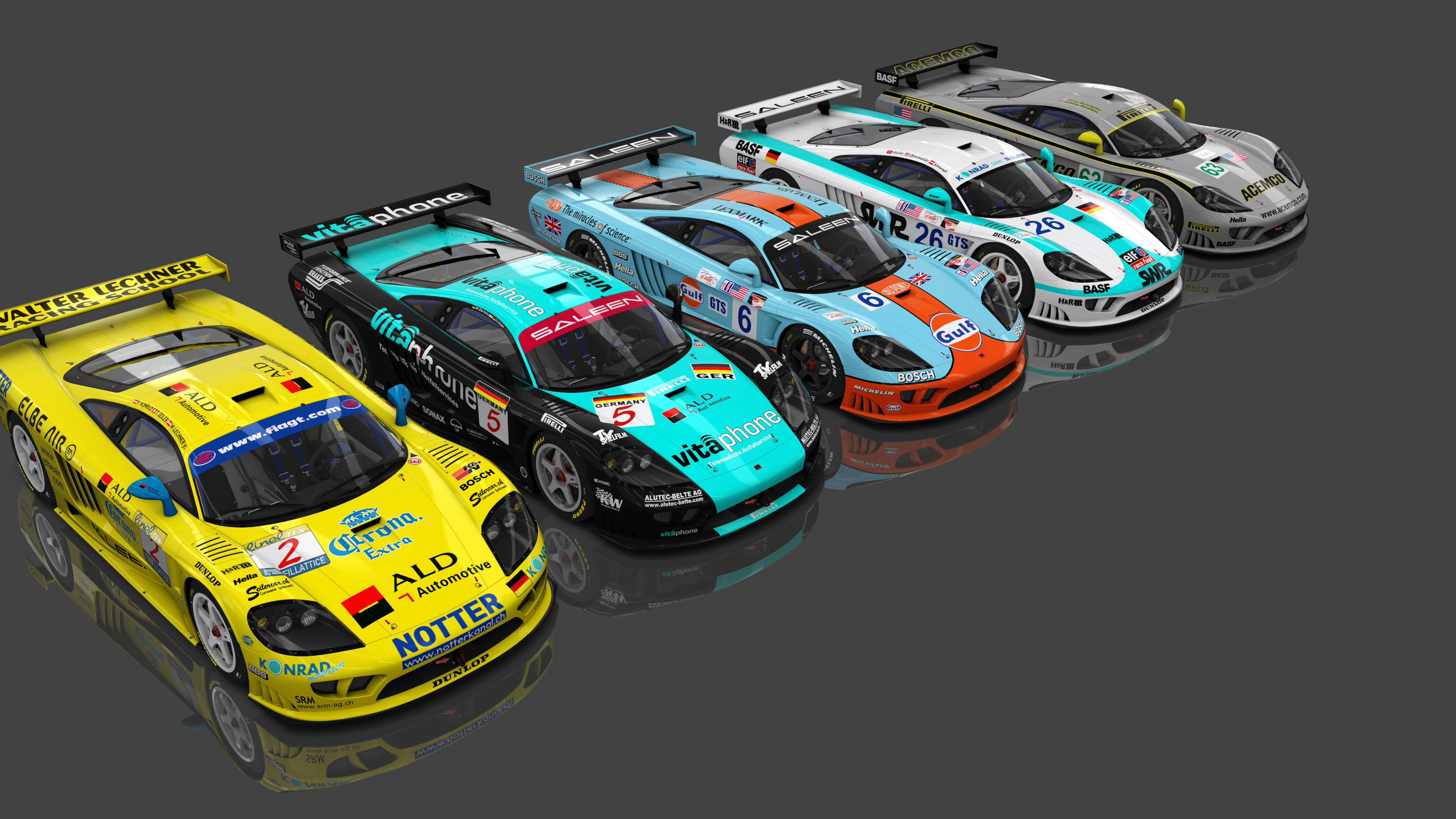 RSS GT (Shadow) Saleen Skin Pack | OverTake.gg