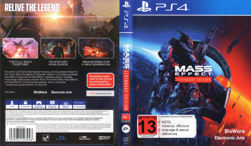 [ps4]质量效应传奇版-Mass Effect Legendary Edition - 游戏封面