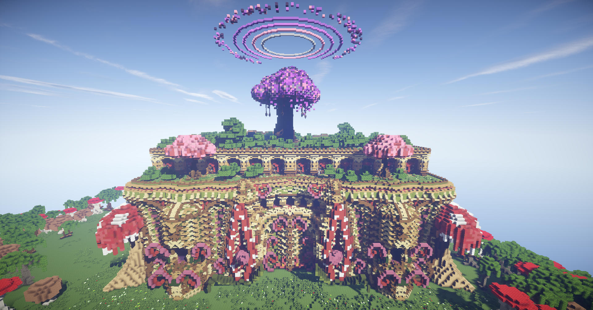 Temple of tropical forest Minecraft Map
