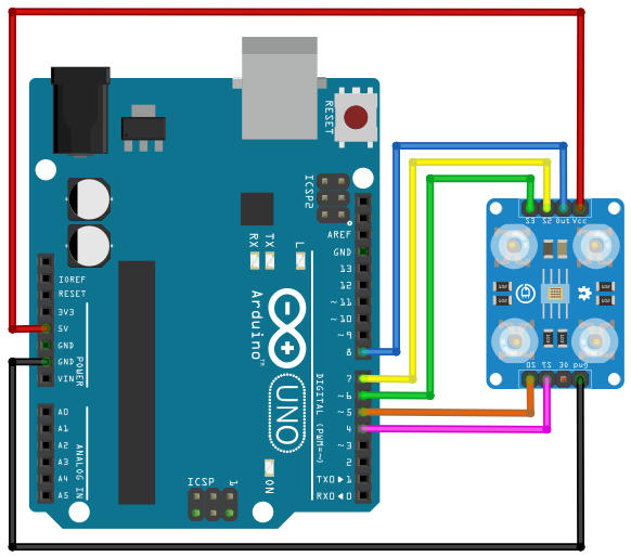 Nhận biết màu sắc dùng cảm biến màu TCS3200