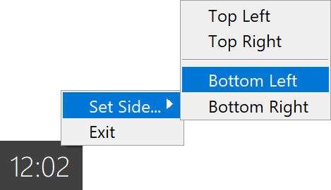 GitHub - Bailey-Moir/Time-Displayer: A small widget that tells time in ...