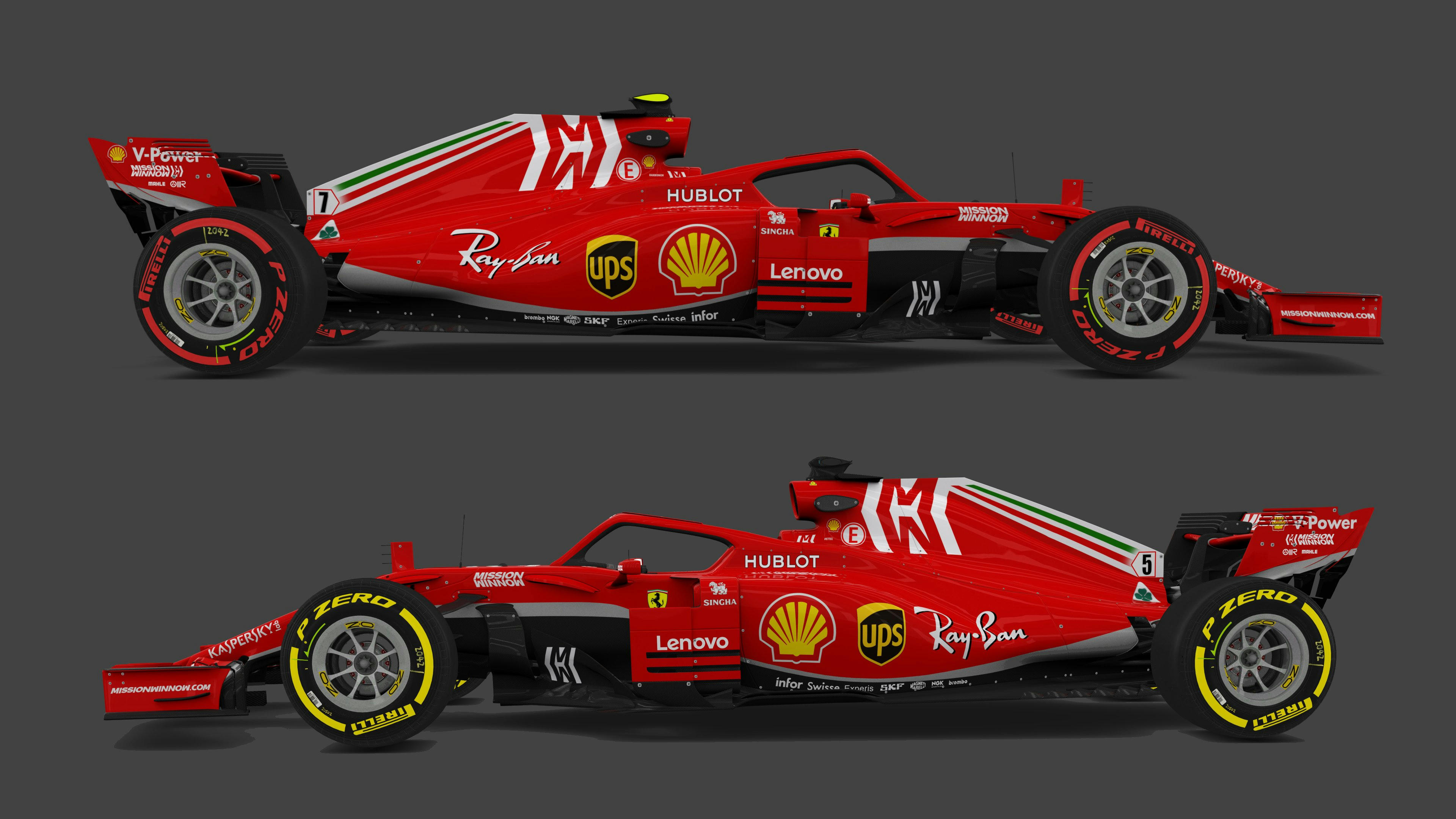 Skins - RSS-Formula-Hybrid-2018_Scuderia-Ferrari_MissionWinnow_Skin ...