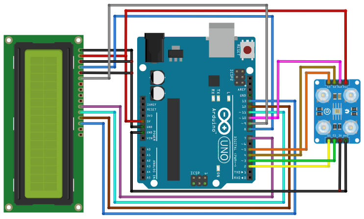 Nhận biết màu sắc dùng cảm biến màu TCS3200