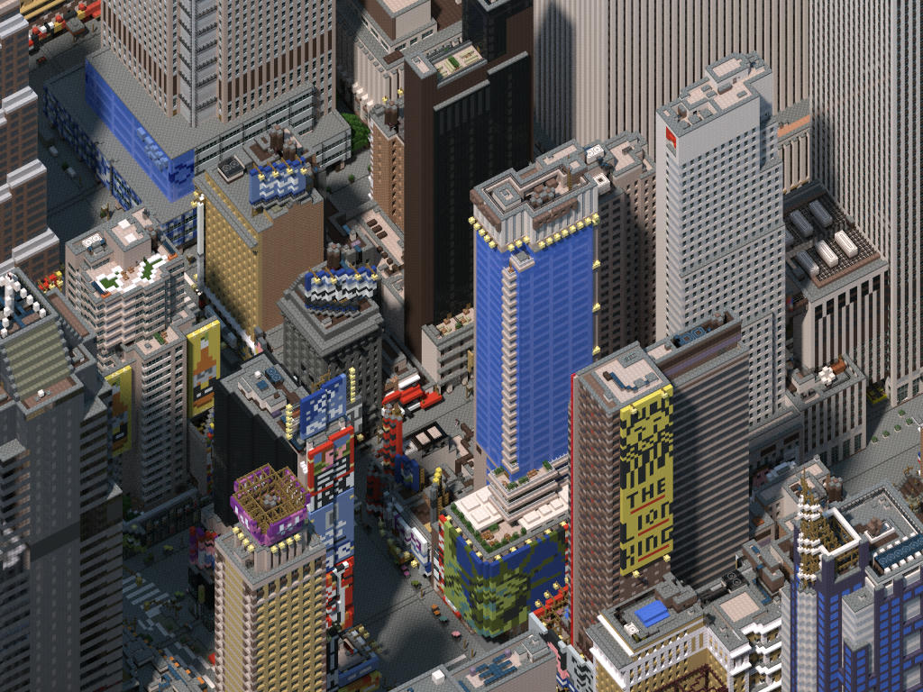 Midtown Manhattan, New York City (DOWNLOAD V2.8) Minecraft Map