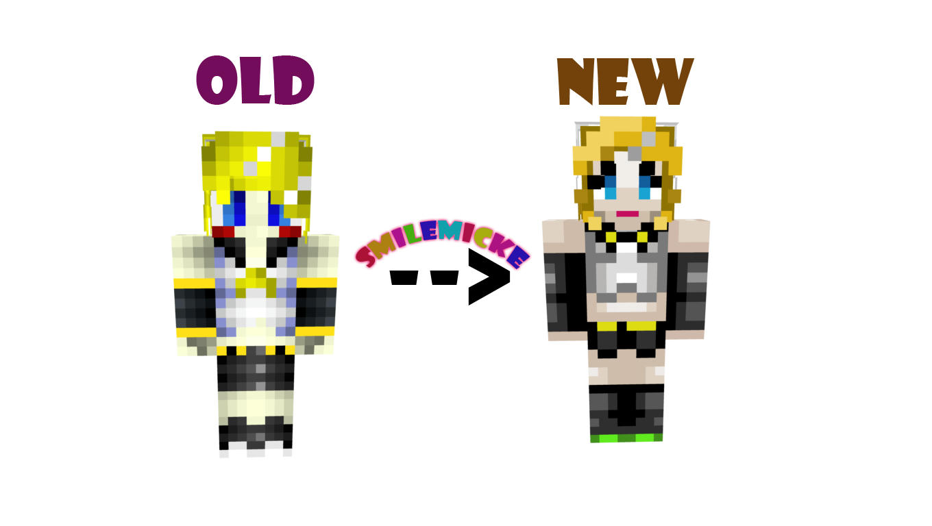 Vocaloid ♬) Rin_Kagamine {｡^ ‿ ^｡} Minecraft Skin