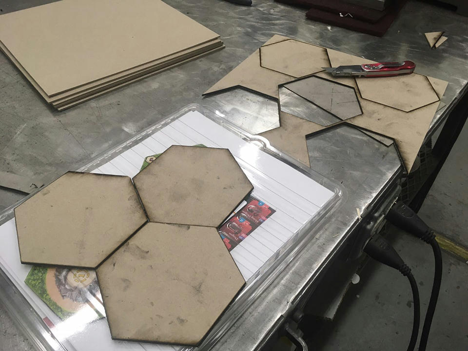 Print and Play Project tests. Chipboard 50pt and 100pt. | Magic Realm