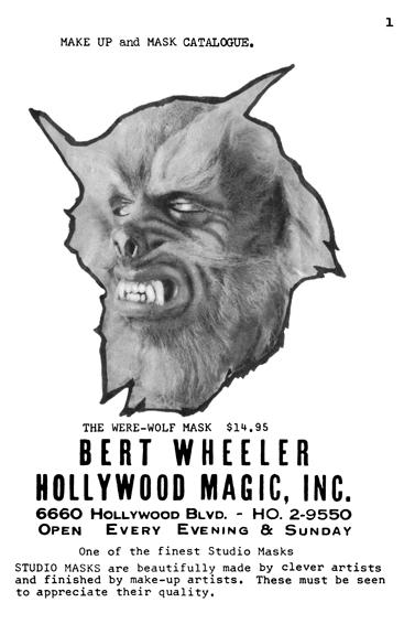 Ellis Burman and the Meet the Family Masks - The Classic Horror Film Board