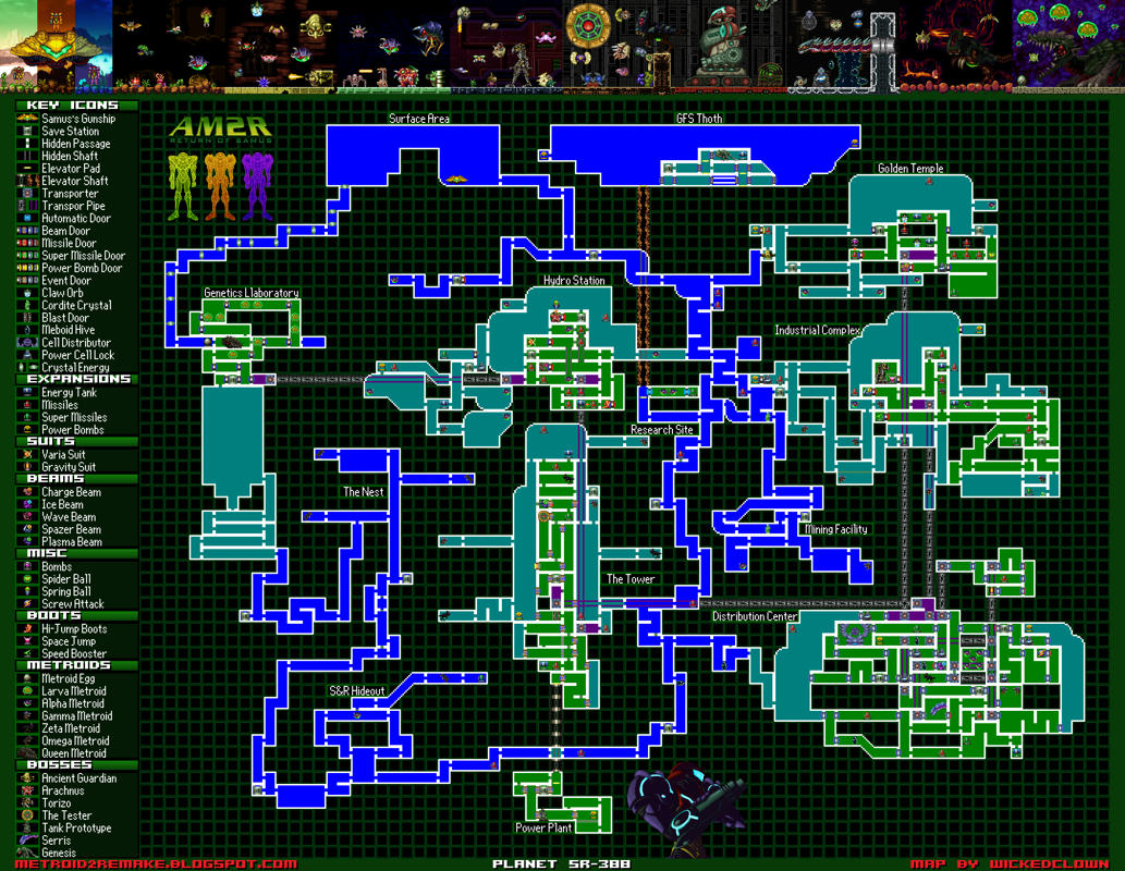 Official AM2R Maps (See 1st Page) - Project AM2R