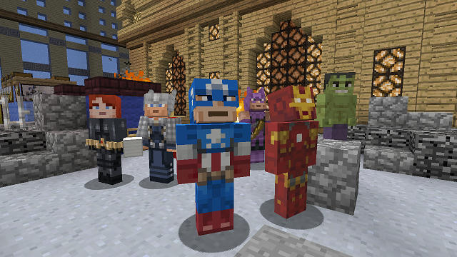 Skins - Marvel Minecraft Collection