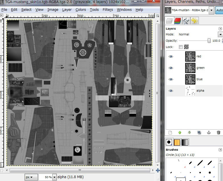 IMF viewer saves tga+alpha as one layer