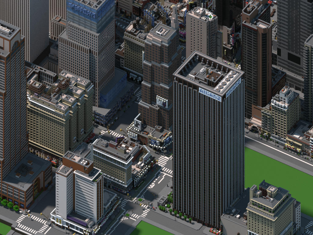 Midtown Manhattan, New York City (DOWNLOAD V2.4) Minecraft Map