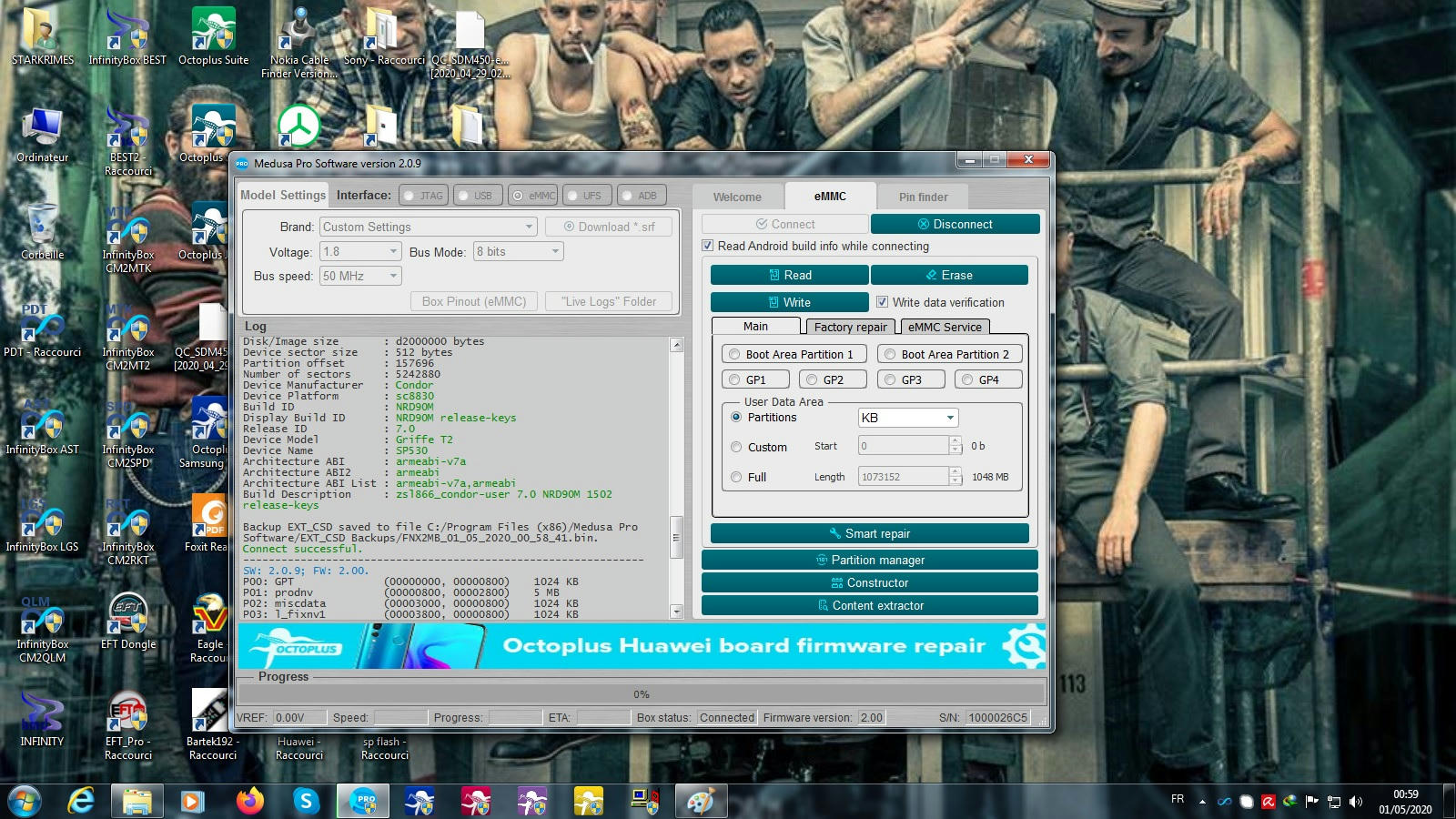 1st World Condor T2 SP530 DATA RECOVERED & eMMC W/P OFF on Android 7.0 ...