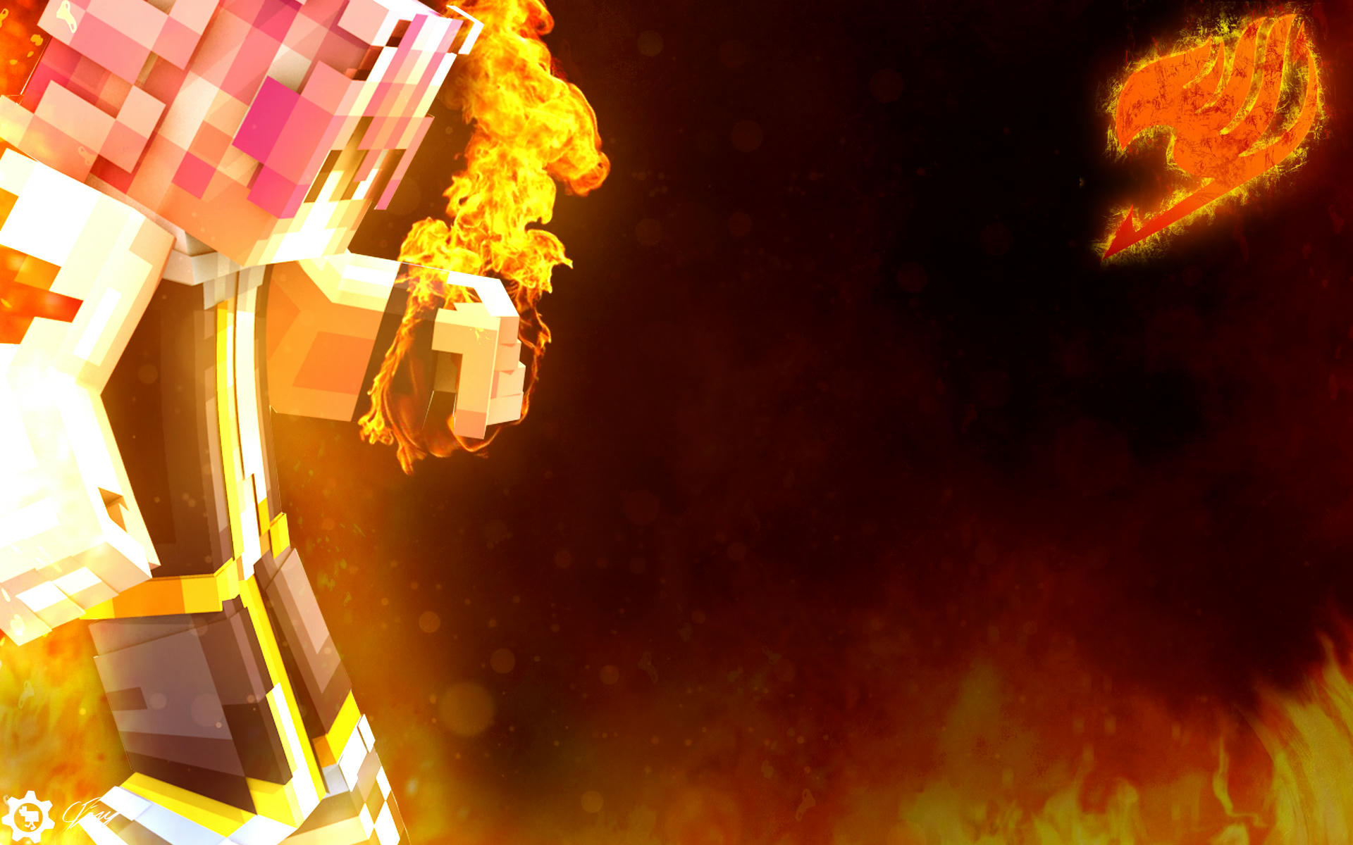 Natsu Dragneel - Fairy Tail Minecraft Skin