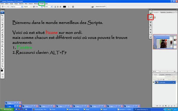 [Apprenti] Créer un script (CS3)