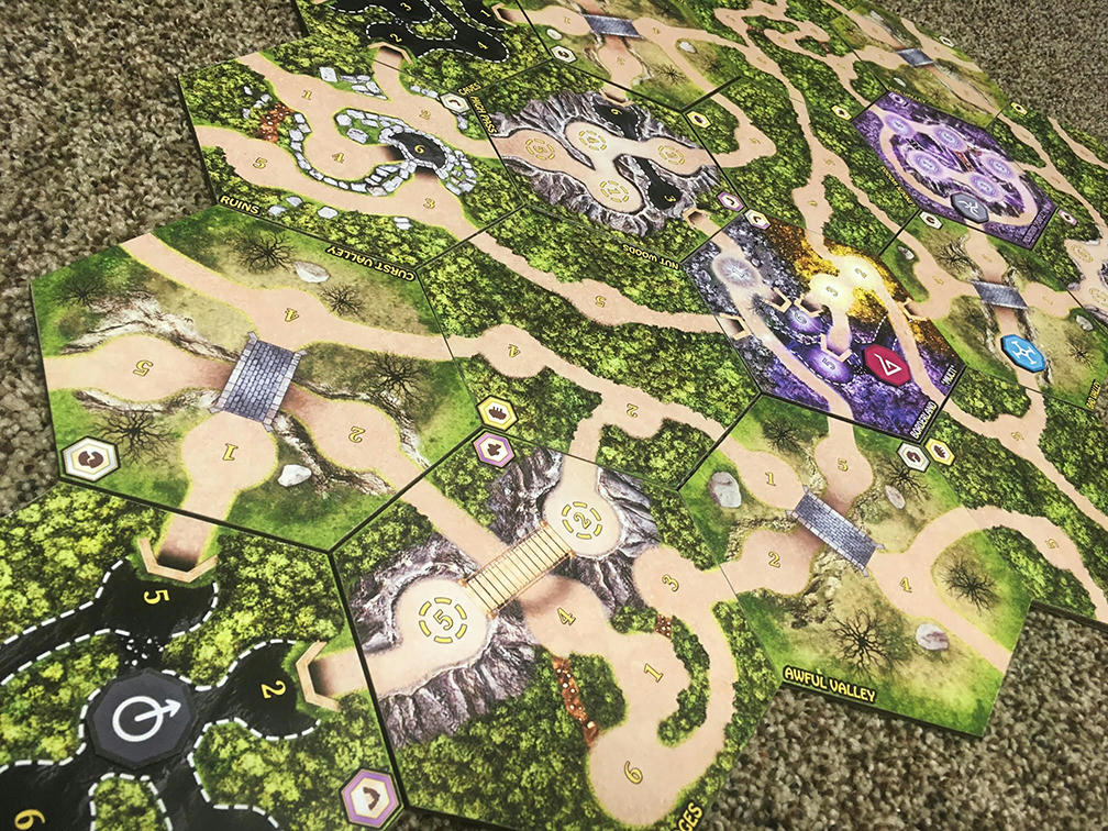 Legendary Realm Print and Play Series 1 Hex Tiles Results. | Magic Realm