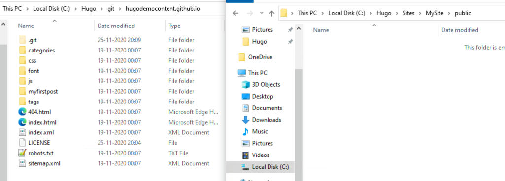 Install Hugo, Create site and Host on github pages. Finally, Automate with github actions - Part ...
