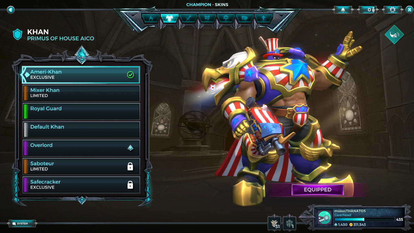 Sold - 400+ lvl account with 1400+ crystals and 300 skins (Screenshots ...