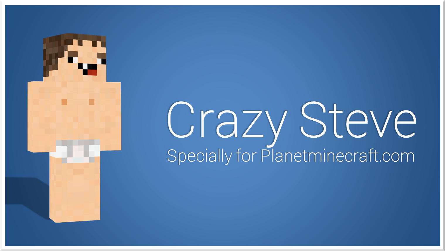 Crazy Steve Minecraft Skin