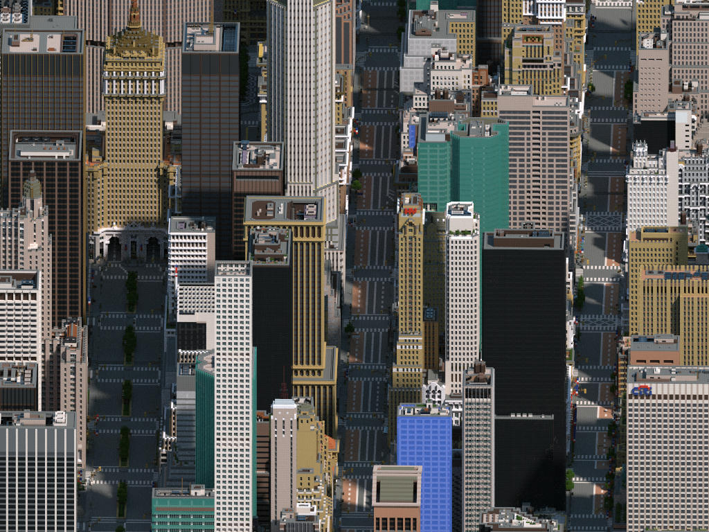 Midtown Manhattan, New York City (DOWNLOAD V3.2) Minecraft Map