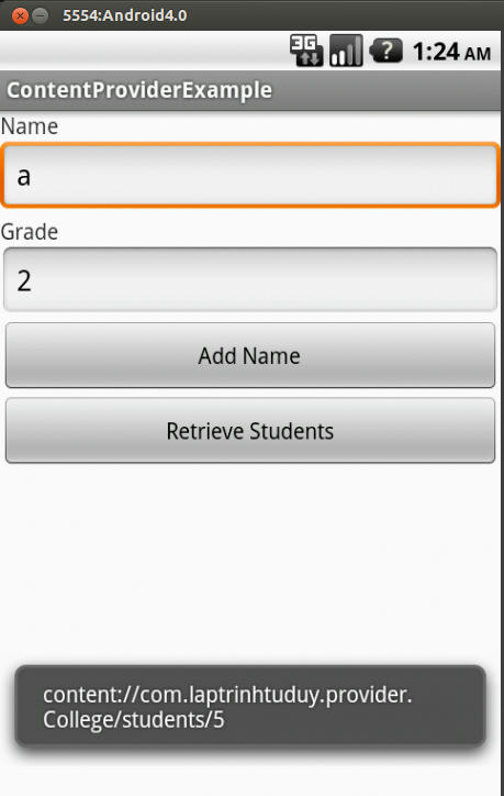 Content Providers trong Android | Lập trình tư duy