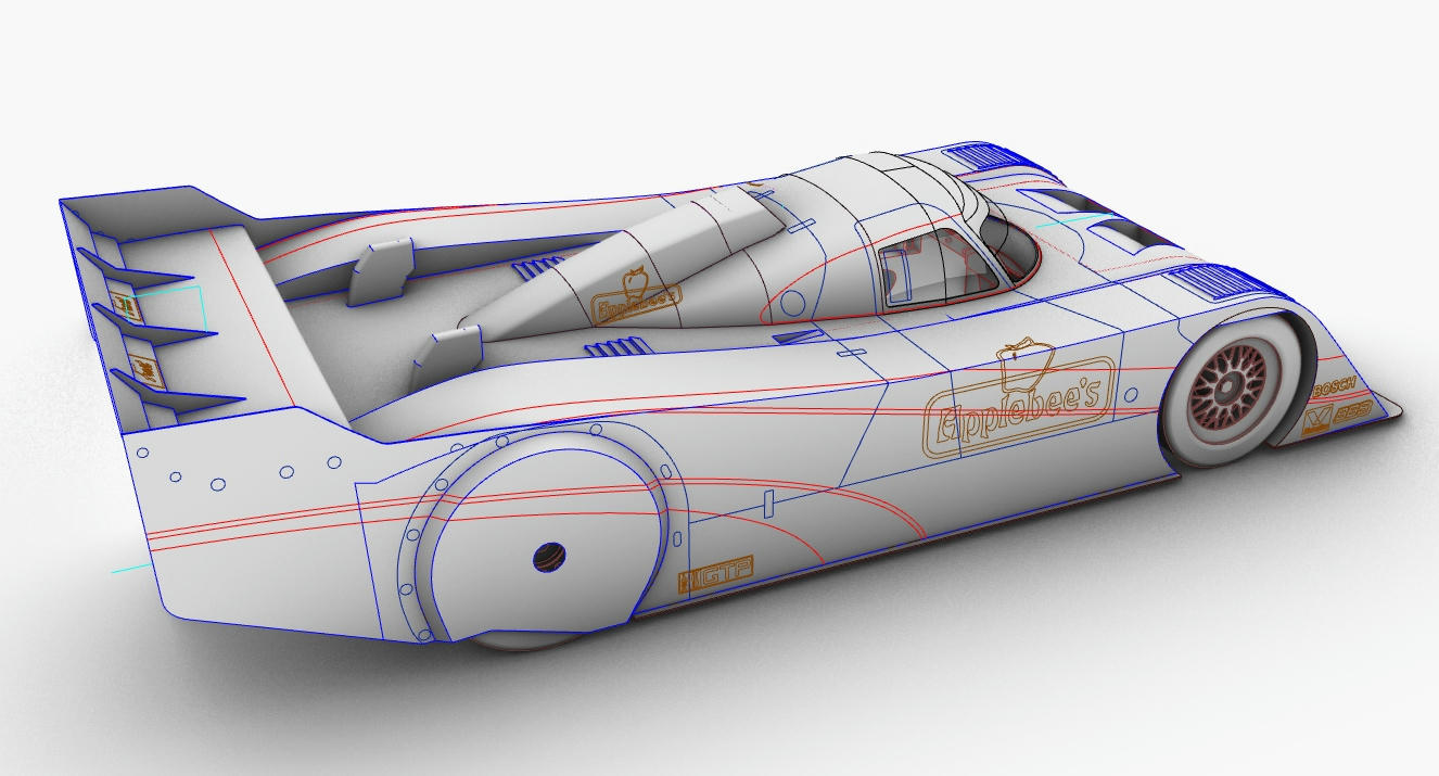 Intrepid_RM-1-04 Tom Milner Racing 1992 1/24 - PaperModelers.com