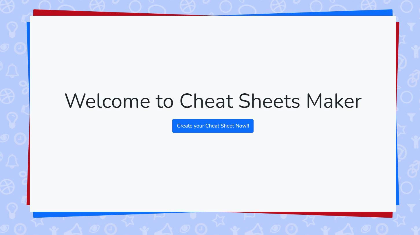 GitHub - Mahmoud217TR/Cheat-Sheet-Maker