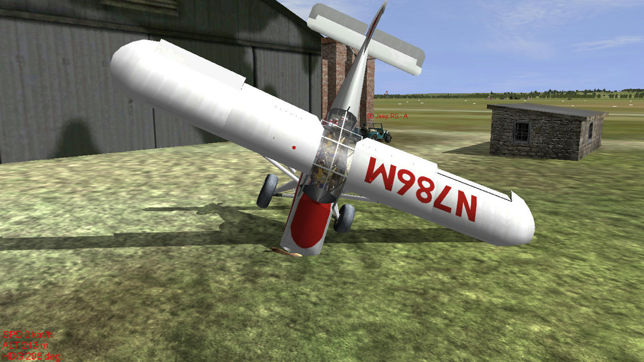 Law Inforcement Pa-18B cockpit redress for CUP