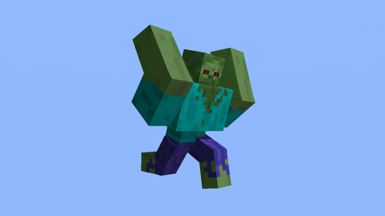 Minecraft Villager Zombie Mutant