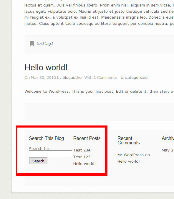 Origami Search Widget: How to add padding and shorten - SiteOrigin
