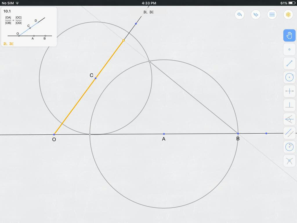 euclidean geometry - Three-step construction: Euclid's fourth ...