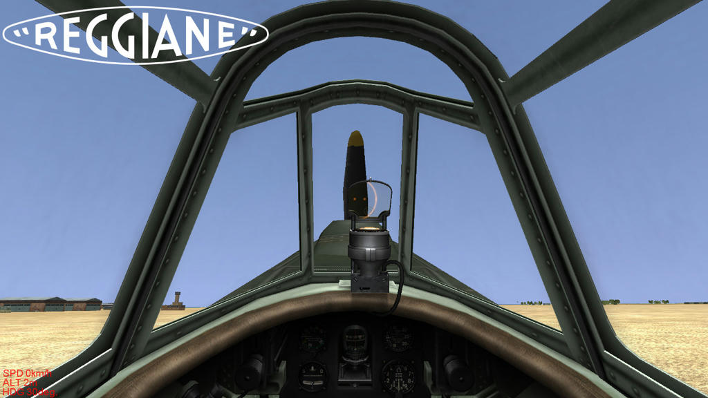 Reggiane Re.2002 cockpit
