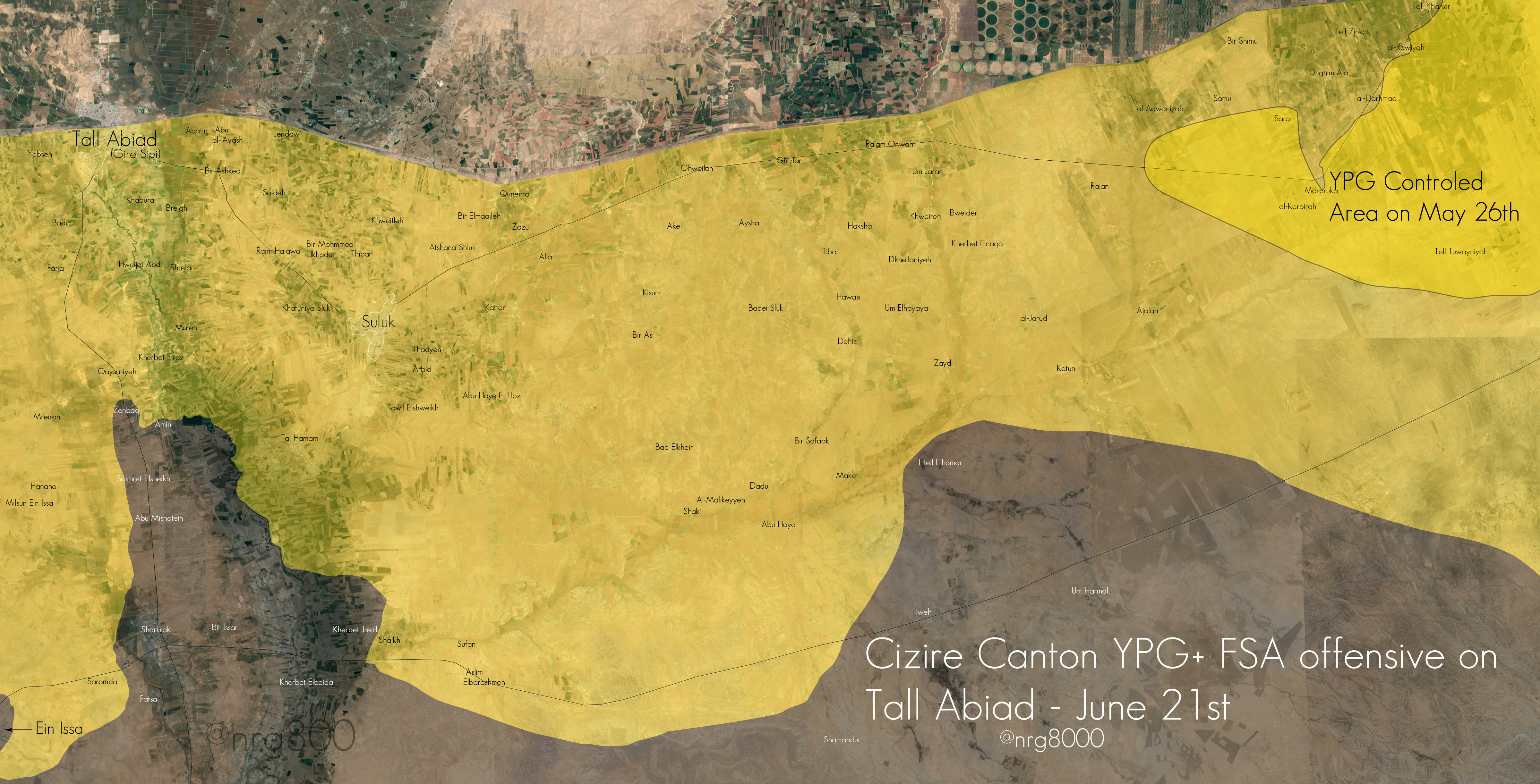 Battle Map - Current situation in Hasakah : r/syriancivilwar