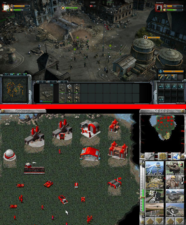 Where is the best location for a UI or toolbar on an RTS game? (poll ...