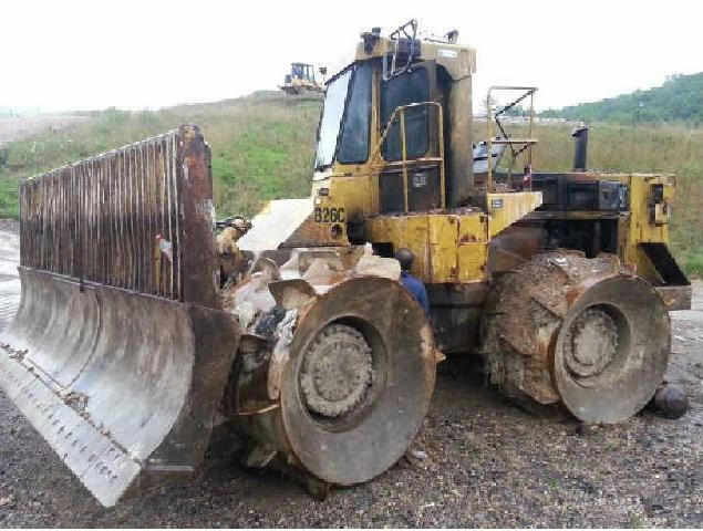 1990 Caterpillar Landfill Compactor 826c Blade-Used Little | eBay