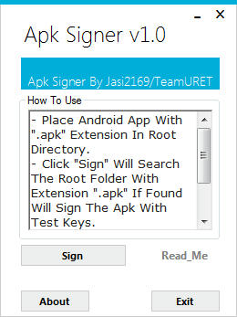 Apk Signer v1.0 - Simple And Clean | XDA Forums
