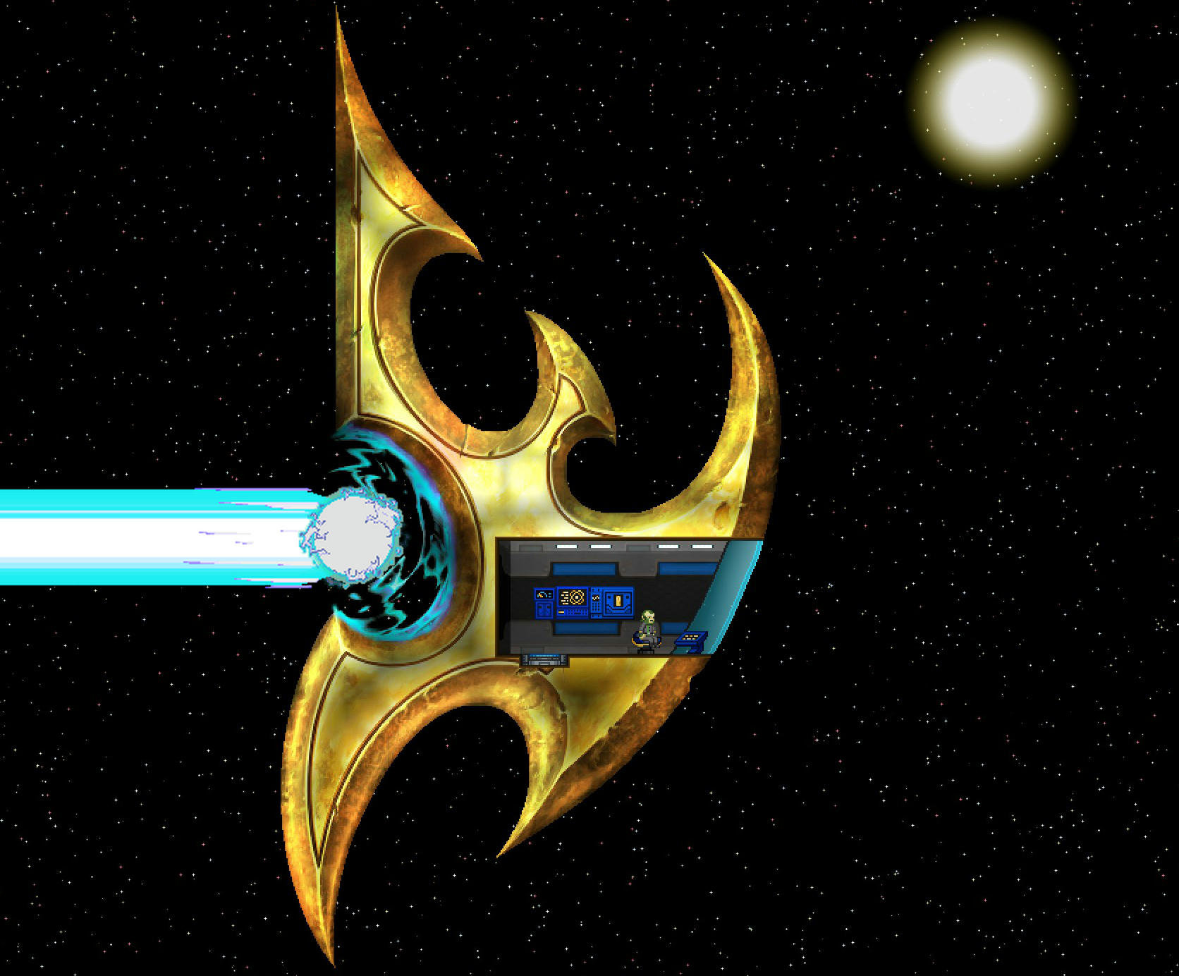 Outdated - Protoss Logo Ship | Chucklefish Forums