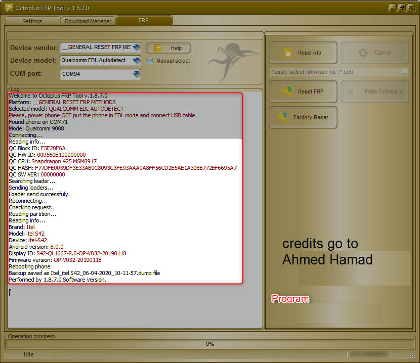 iTel S42 frp remove done EDL mode - GSM-Forum