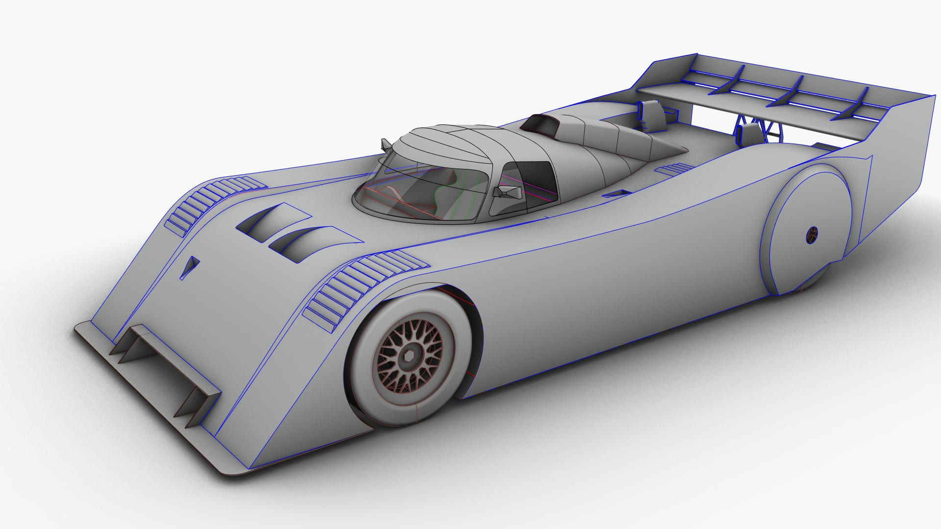 Intrepid_RM-1-04 Tom Milner Racing 1992 1/24 - PaperModelers.com