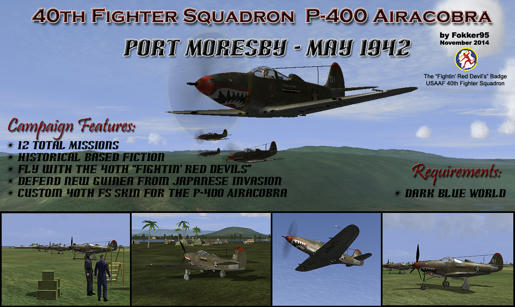 Historical P-400 Airacobra campaign - New Guinea 1942