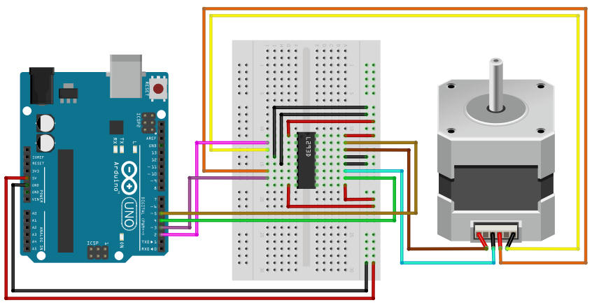 Điều khiển động cơ bước dùng Arduino - Điện Tử Việt