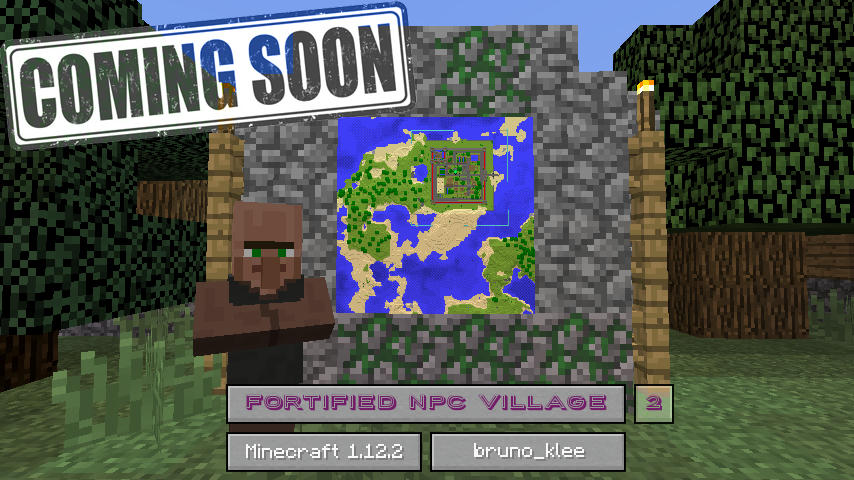 Fortified NPC Village Minecraft Map