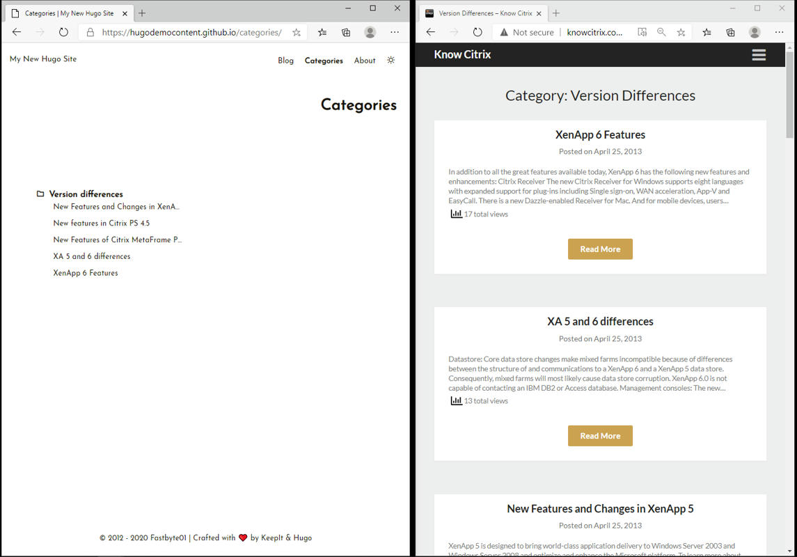 Install Hugo, Create site and Host on github pages. Finally, Automate with github actions - Part ...