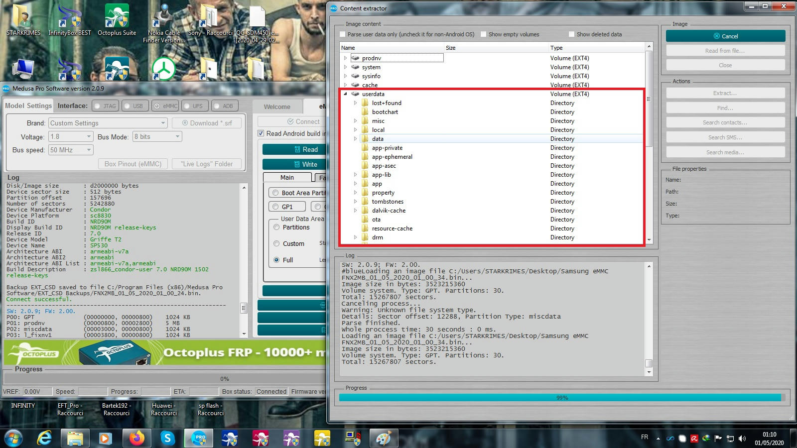 1st World Condor T2 SP530 DATA RECOVERED & eMMC W/P OFF on Android 7.0 ...
